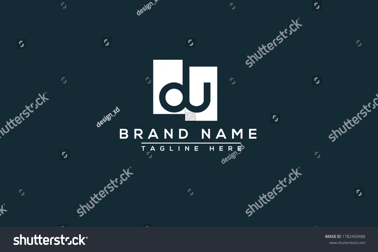 Du Logo Design Template Vector Graphic Stock Vector (Royalty Free ...