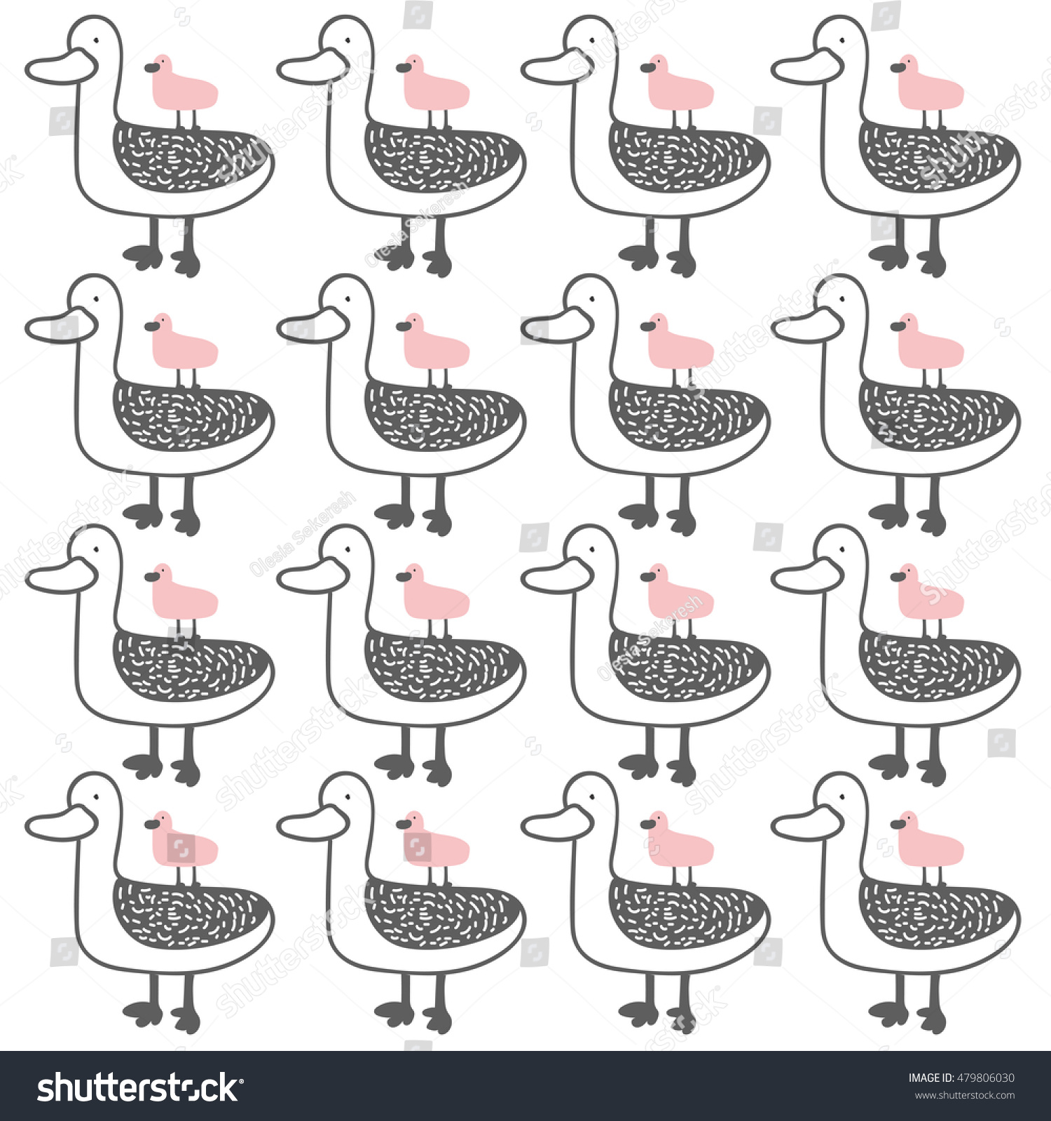 Ducks Dance Stock Vector (Royalty Free) 479806030 | Shutterstock