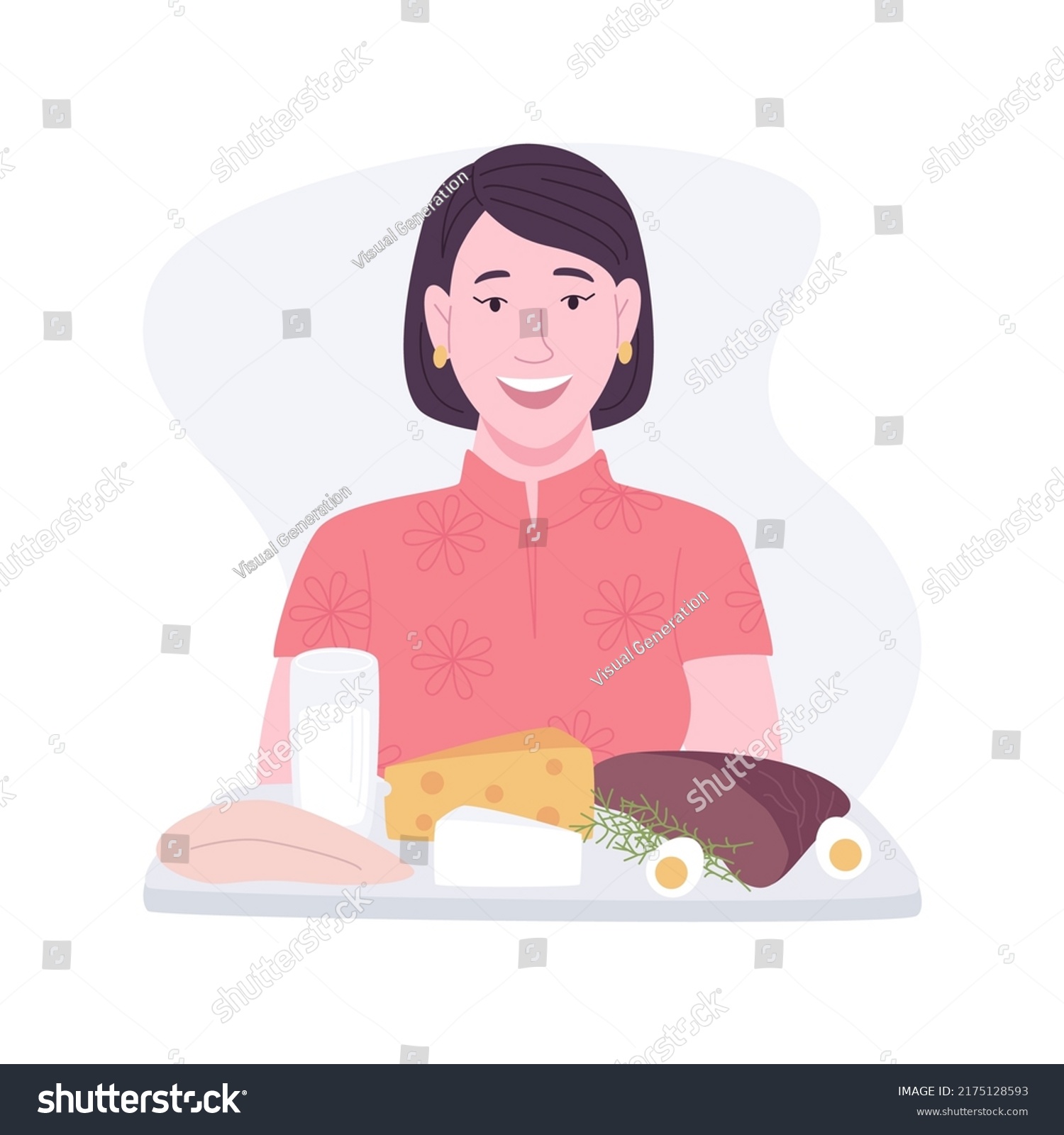 Dukan Diet Isolated Cartoon Vector Illustrations Stock Vector (Royalty ... Dukan Diet Isolated Cartoon Vector Illustrations Stock Vector (Royalty ...