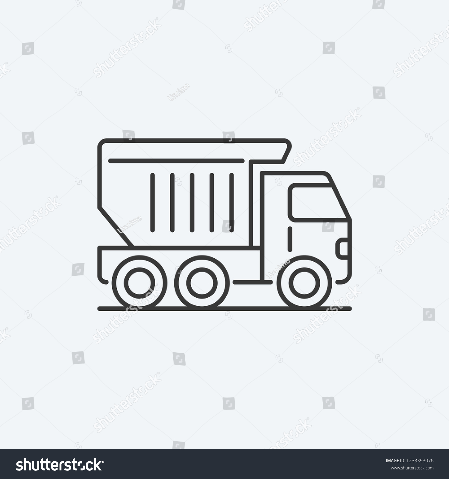 Dump Truck Modern Simple Ui Vector: เวกเตอร์สต็อก (ปลอดค่าลิขสิทธิ์ ...