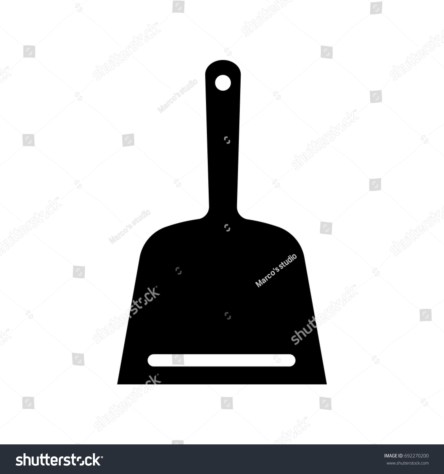 Dust Pan Icon Stock Vector (Royalty Free) 692270200 | Shutterstock