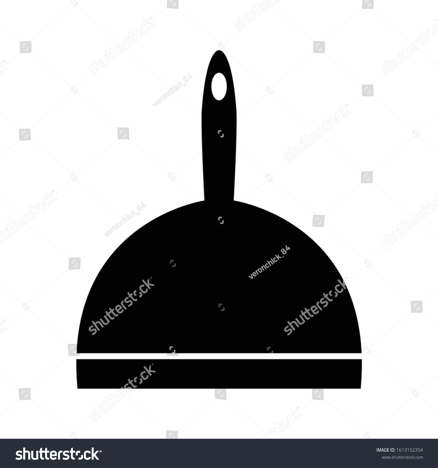 Dust Pan Icon Vector Sign Stock Vector (Royalty Free) 1613152354 ...