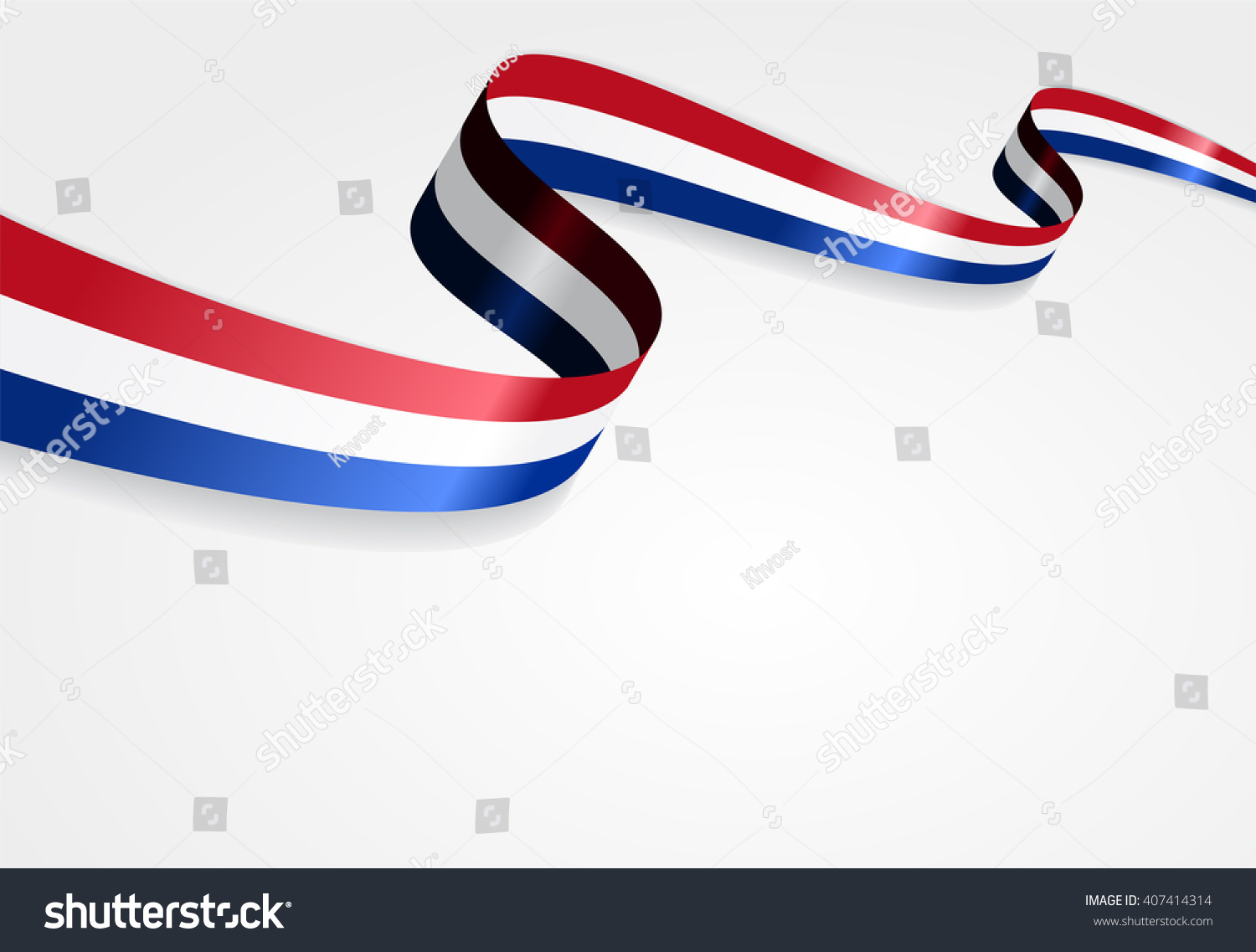 Dutch Flag Wavy Abstract Background Vector Stock Vector (Royalty Free ...