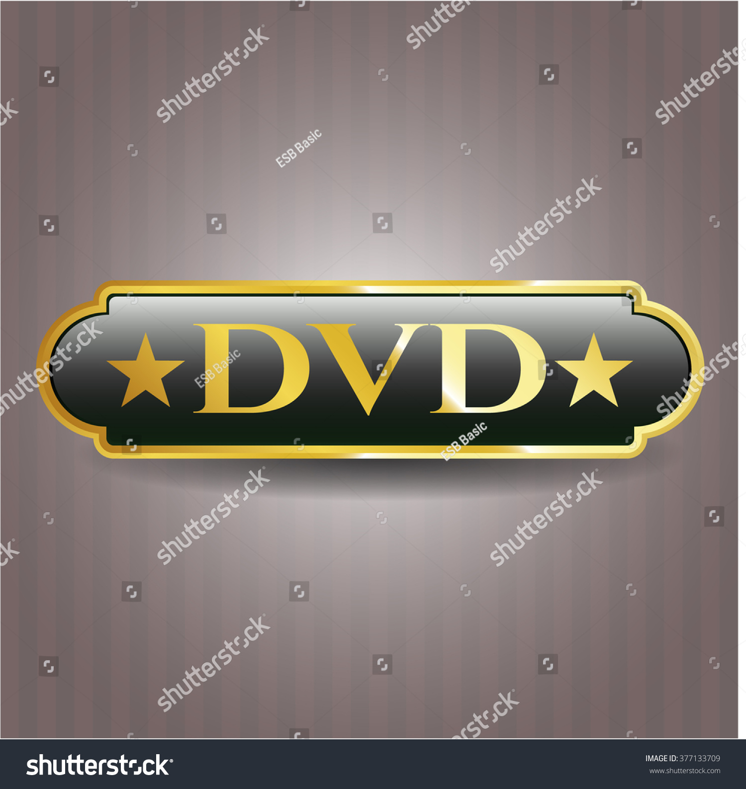 Dvd Gold Shiny Emblem Stock Vector (Royalty Free) 377133709 | Shutterstock
