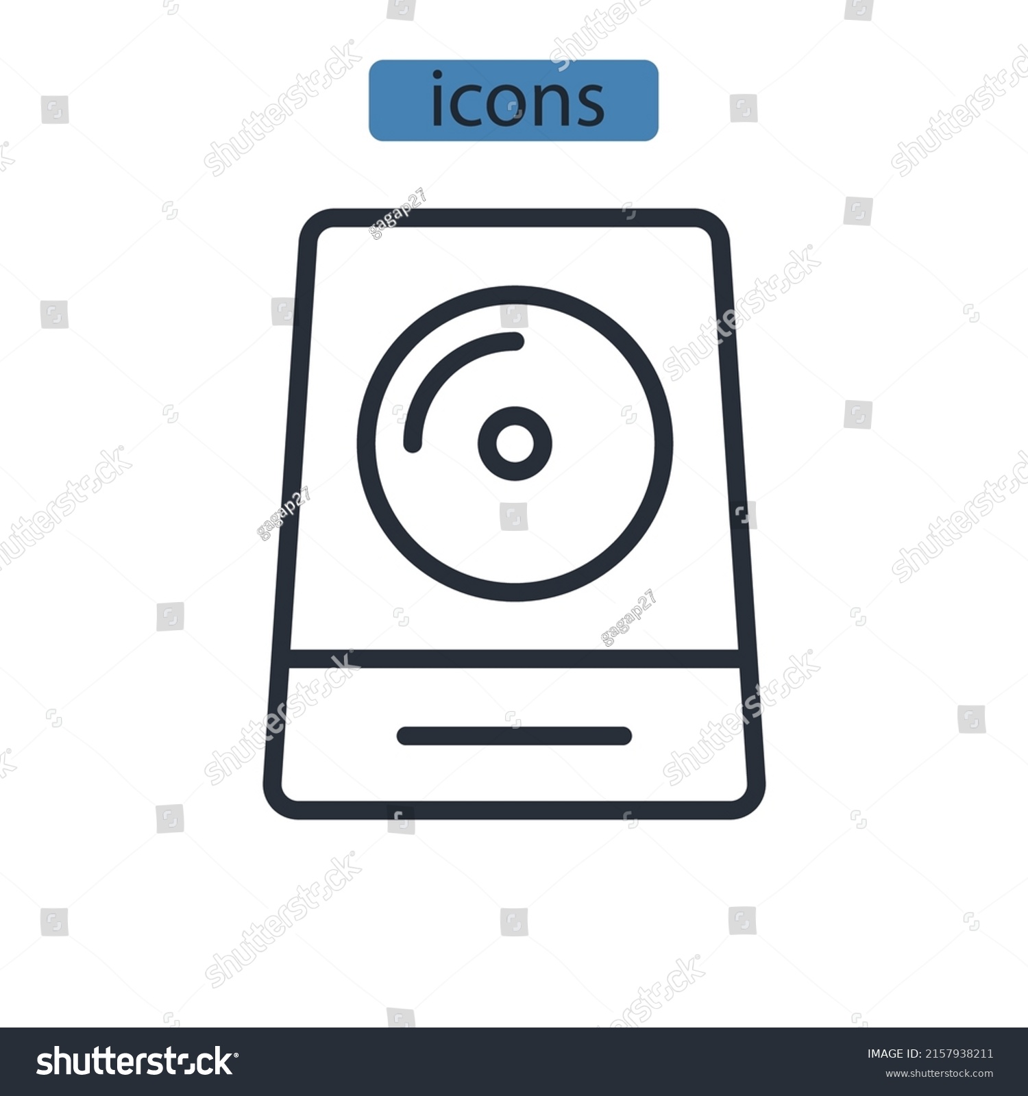 Dvd Icons Symbol Vector Elements Infographic Stock Vector (Royalty Free ...