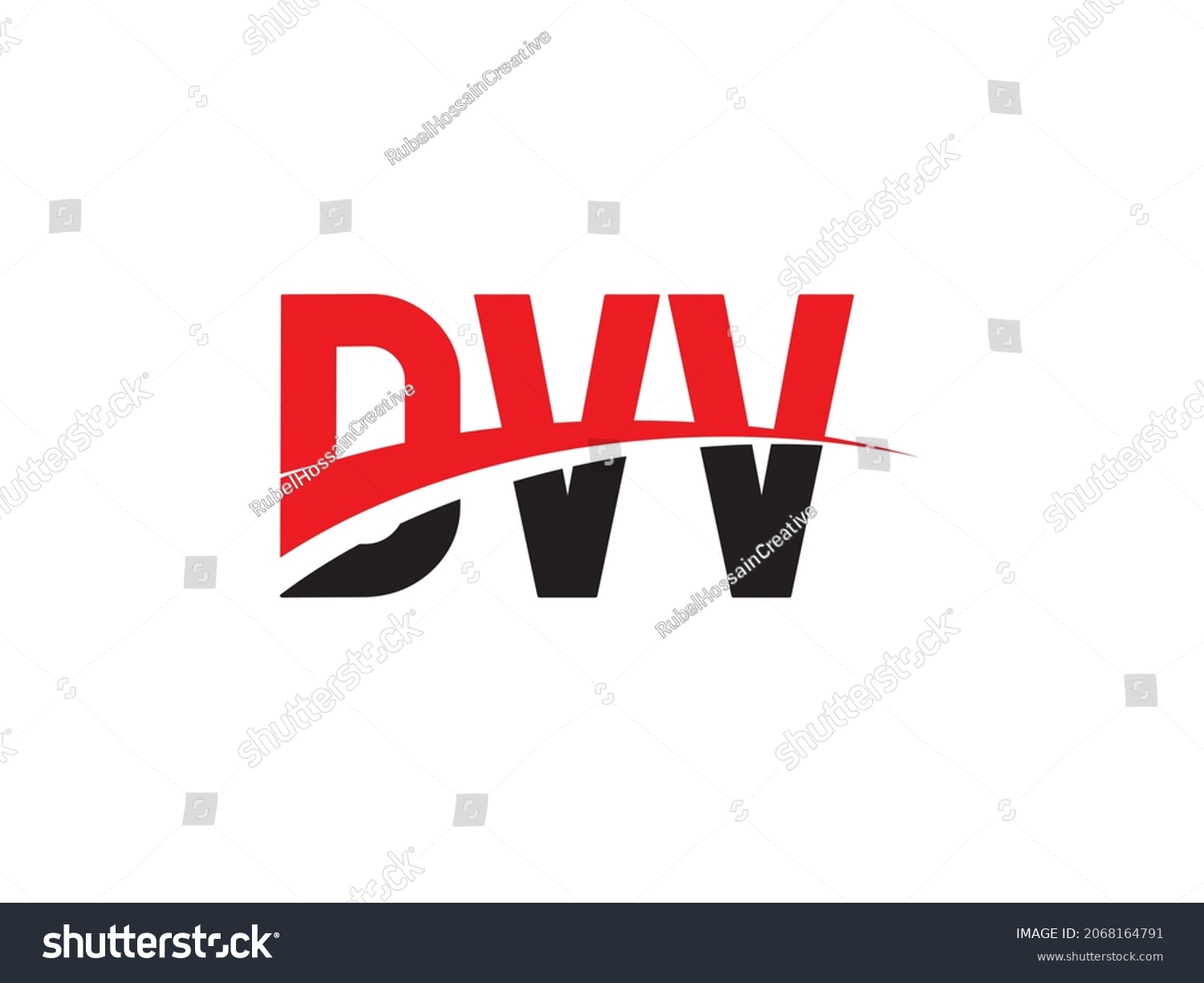 Dvv Letter Initial Logo Design Vector Stock Vector (Royalty Free ...