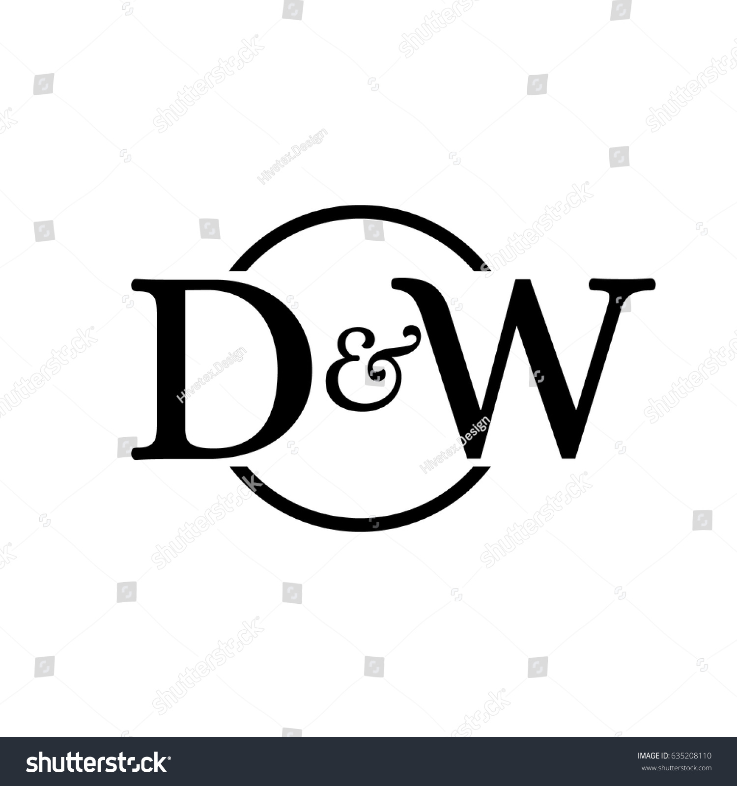 Dw Logo Stock Vector (Royalty Free) 635208110 | Shutterstock