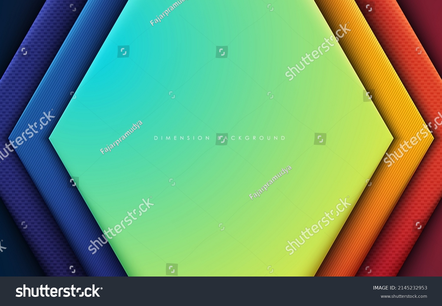 Dynamic Colorful Dimension Background Light Shadow Stock Vector ...