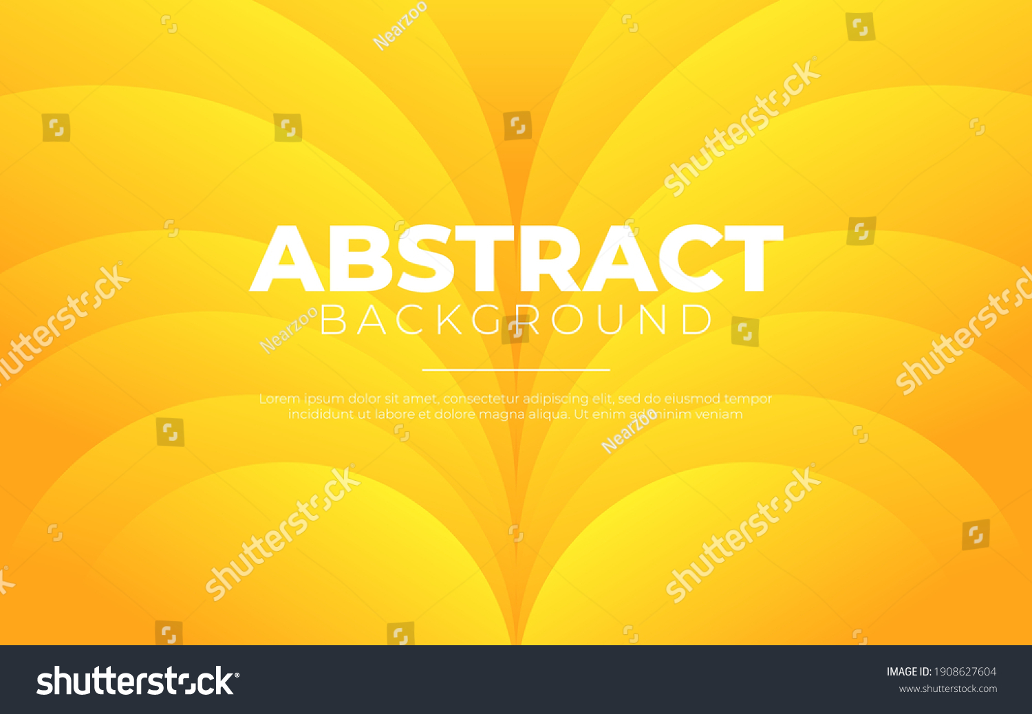 Dynamic Fluid Background Orange Color 3d Stock Vector (Royalty Free ...