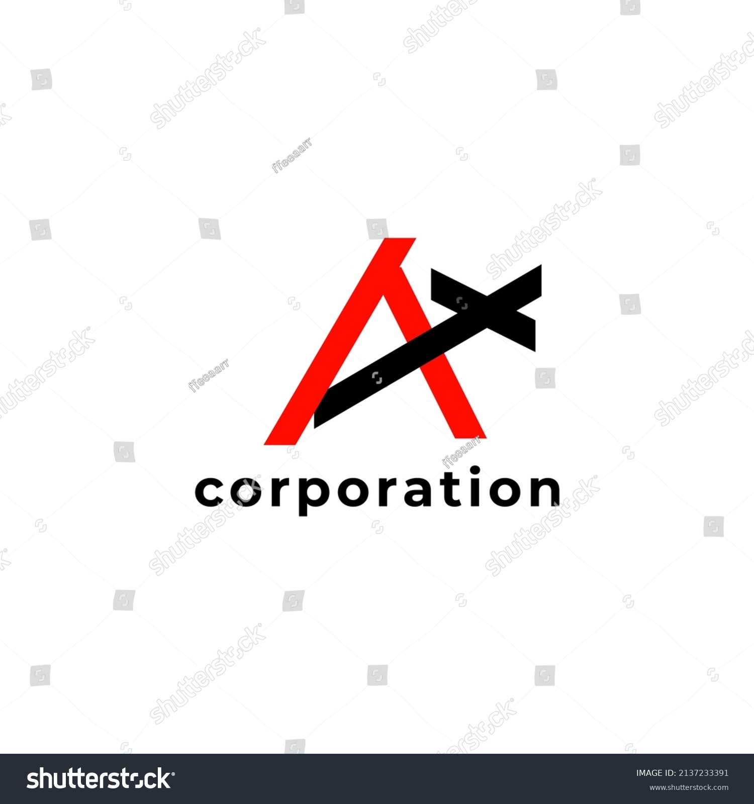 Dynamic Letter Monogram X Flat Abstract Stock Vector (Royalty Free ...