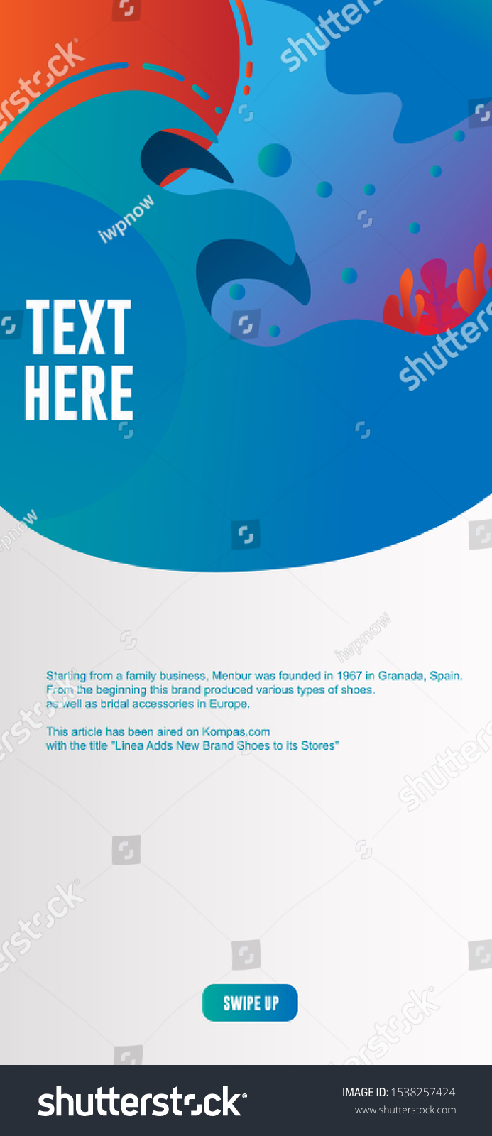 Dynamic Modern Mobile Background Template Eps10 Stock Vector (Royalty ...