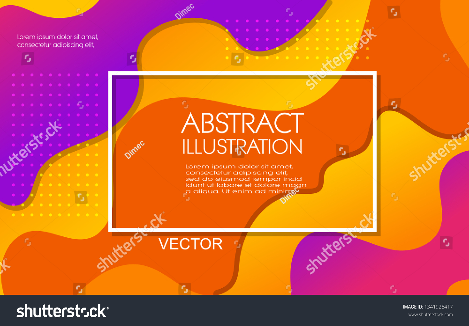 Dynamic Style Color Wave Banner Design Stock Vector (Royalty Free ...