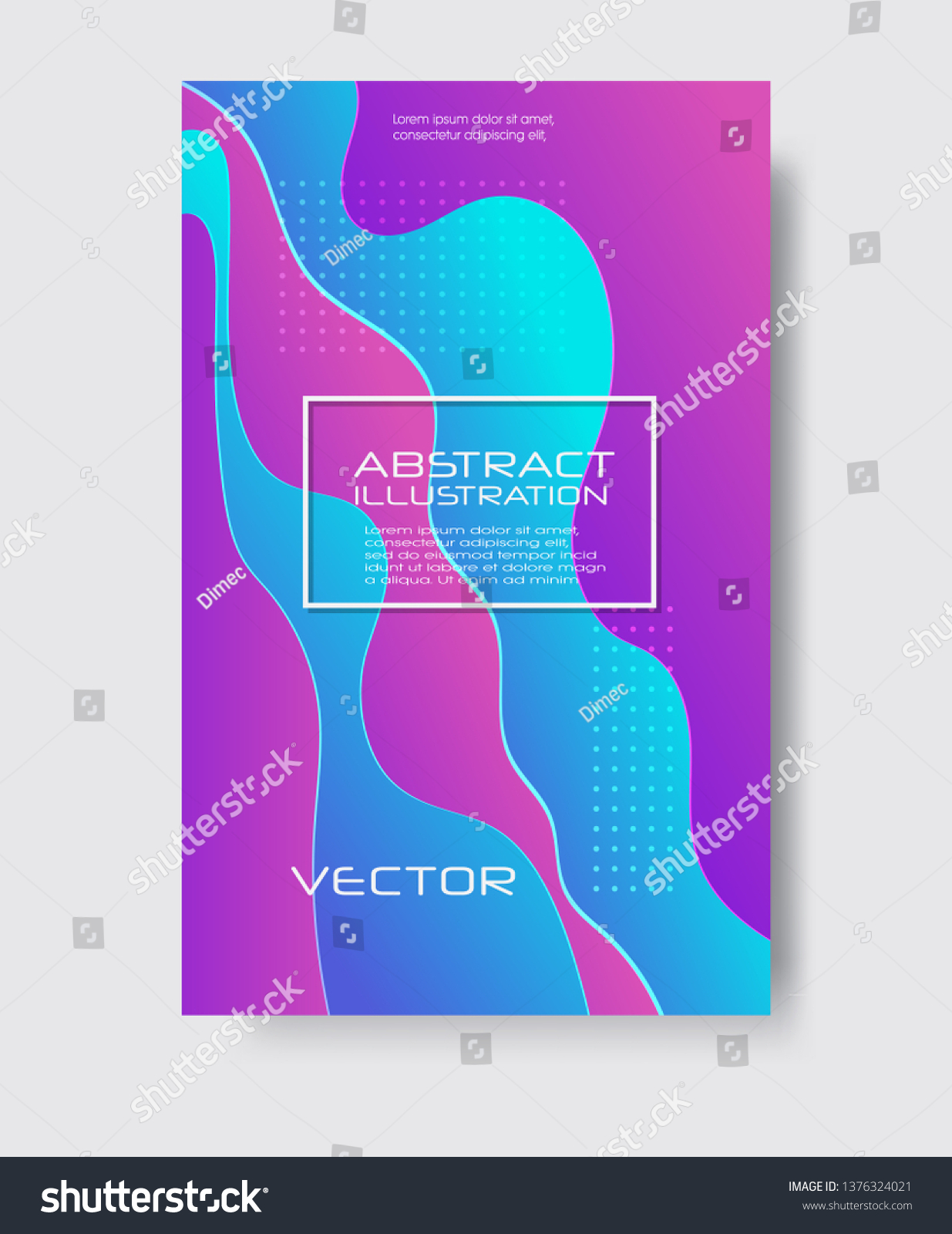 Dynamic Style Purple Wave Banner Design Stock Vector (Royalty Free ...