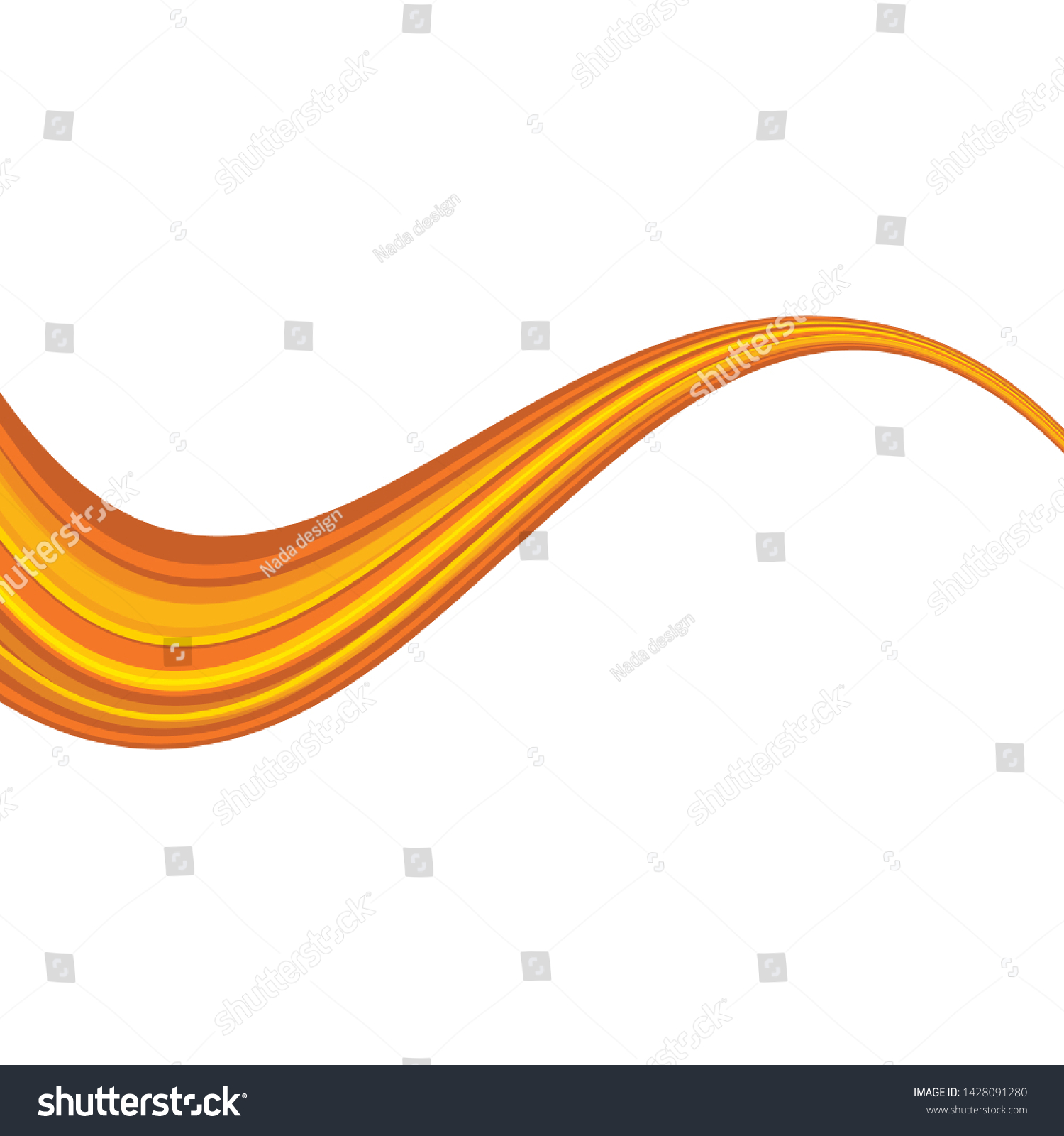Dynamic Texture Orange Background Vector Illustration Stock Vector