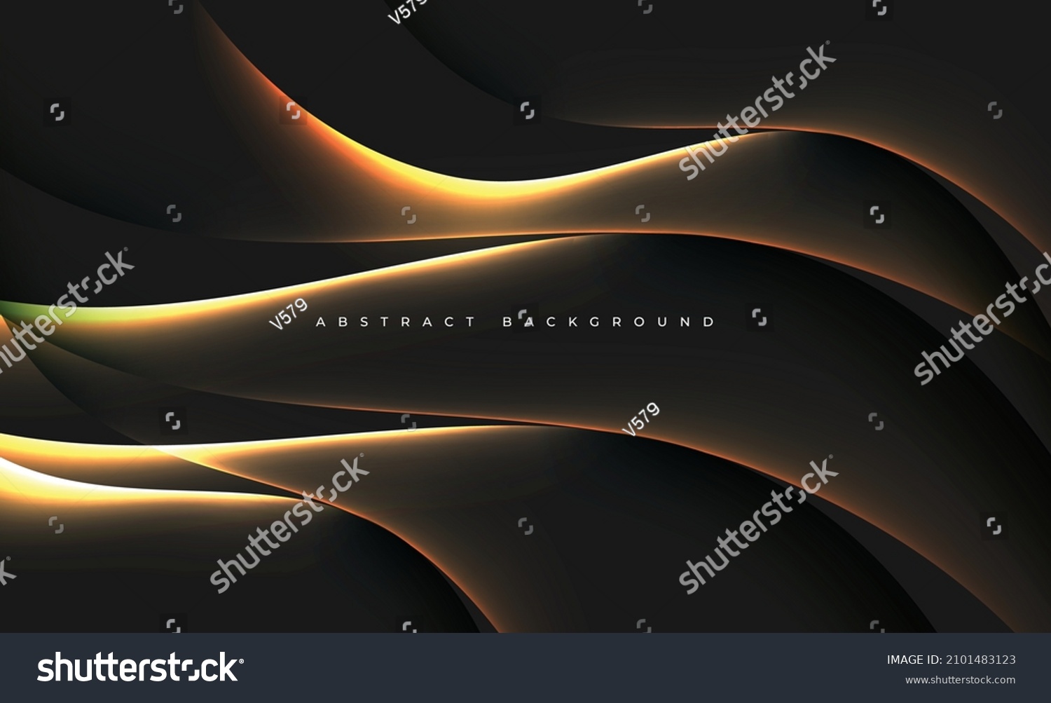 Dynamic Wave Dimension Background Light Shadow Stock Vector (Royalty ...