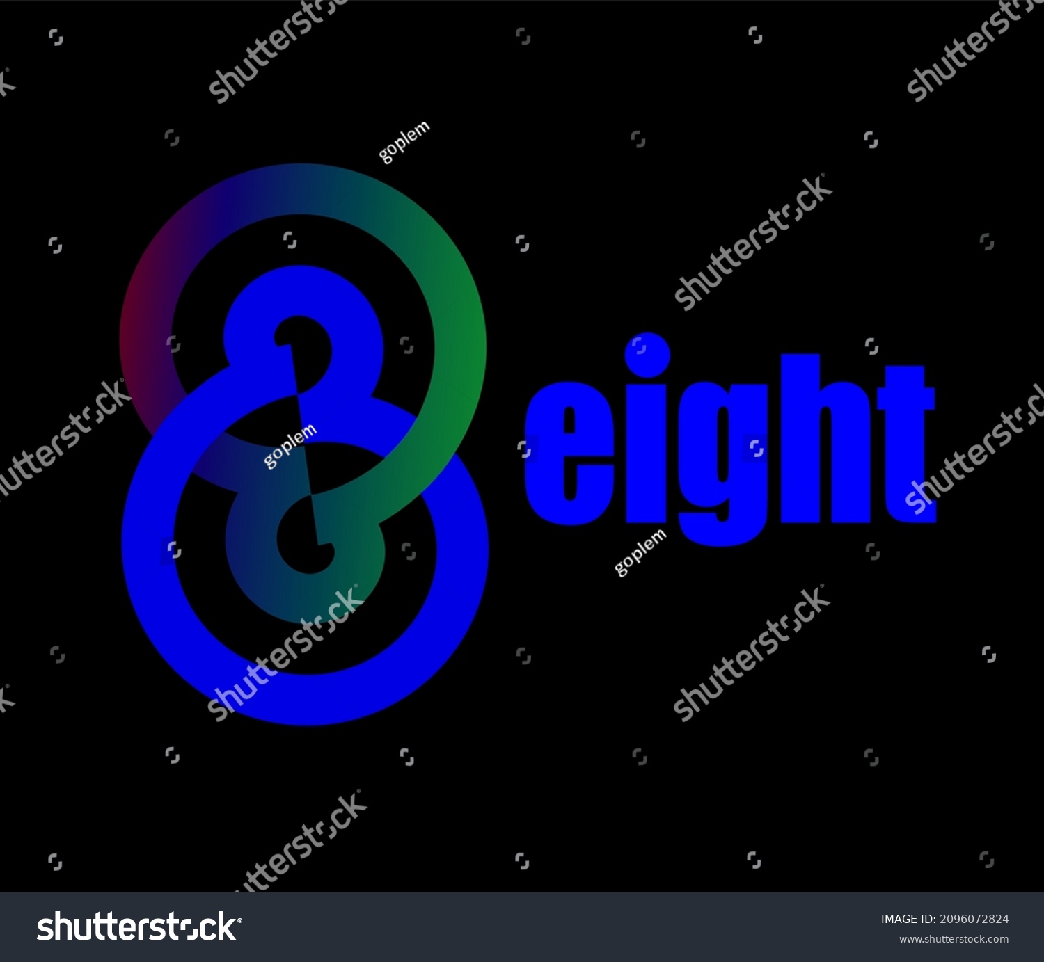 Dynamics 8 Eight Company Logo Stock Vector (Royalty Free) 2096072824 ...