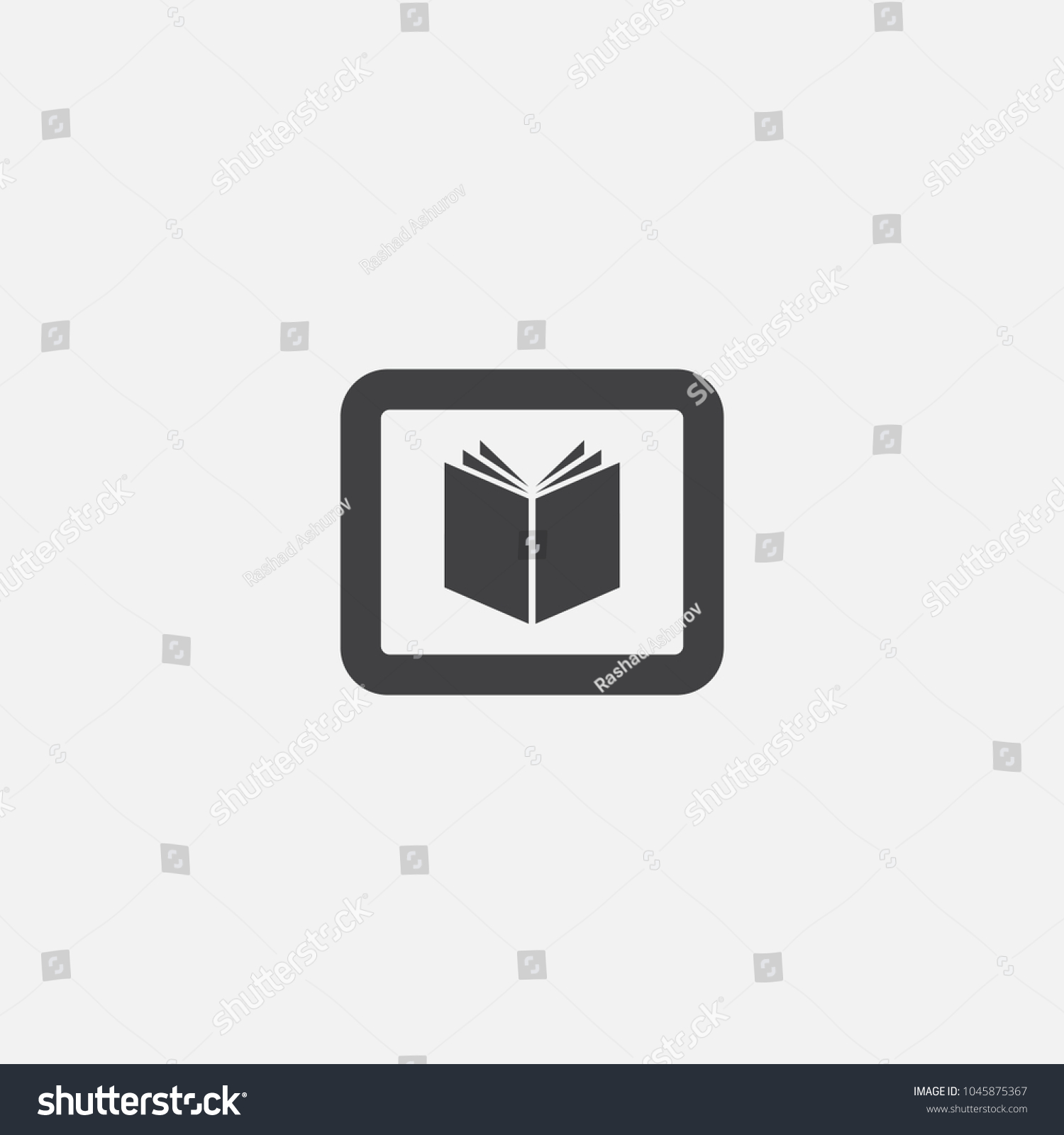 Ebook Icon Simple Element Illustration Ebook Stock Vector (Royalty Free ...