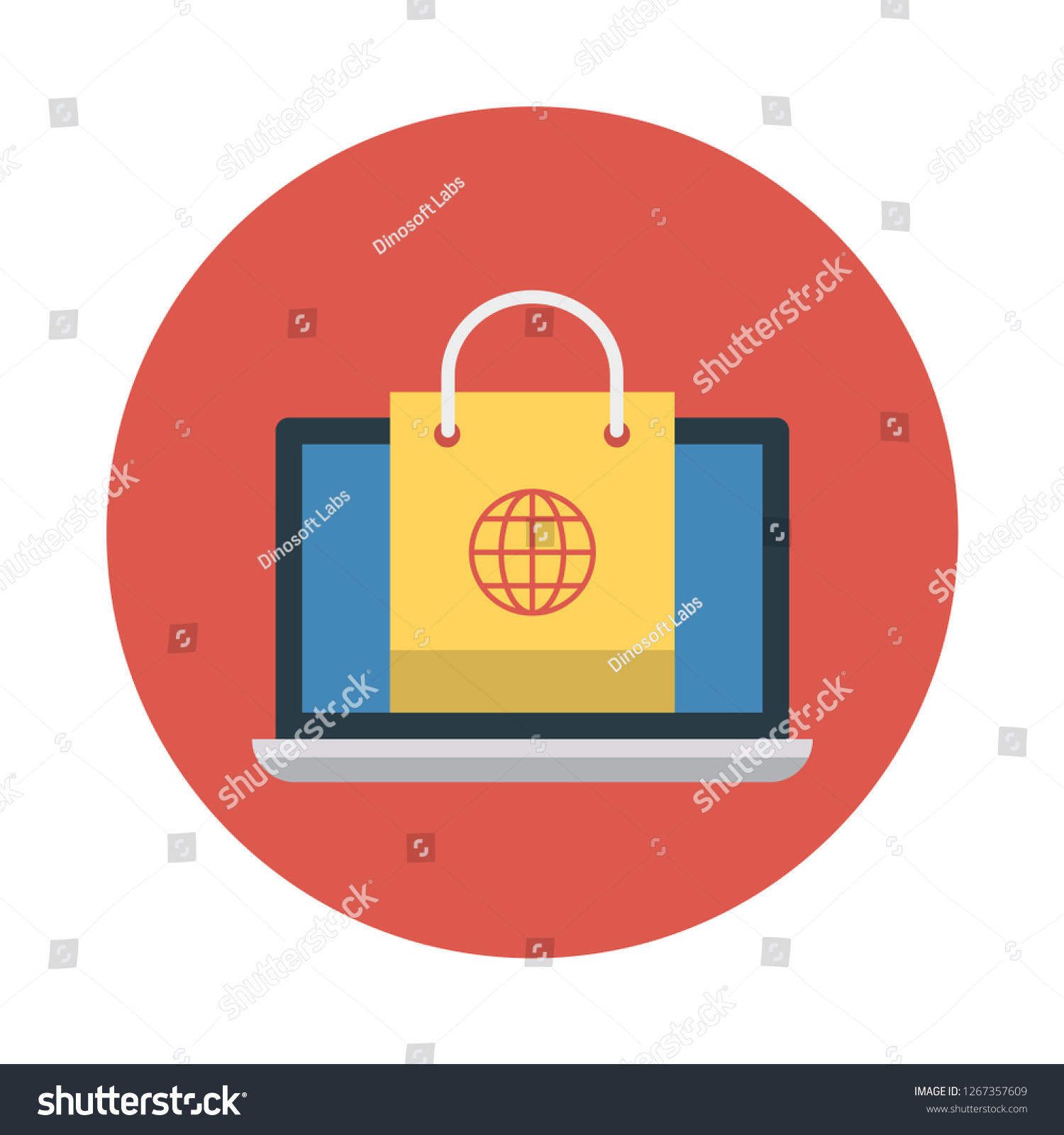 E Commerce Online Shopping Stock Vector (Royalty Free) 1267357609 ...