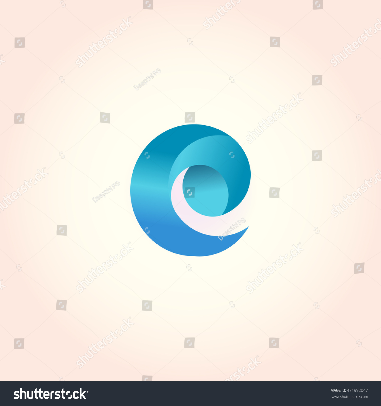 E Letter Alphabet Logo Icon Stock Vector (Royalty Free) 471992047 ...