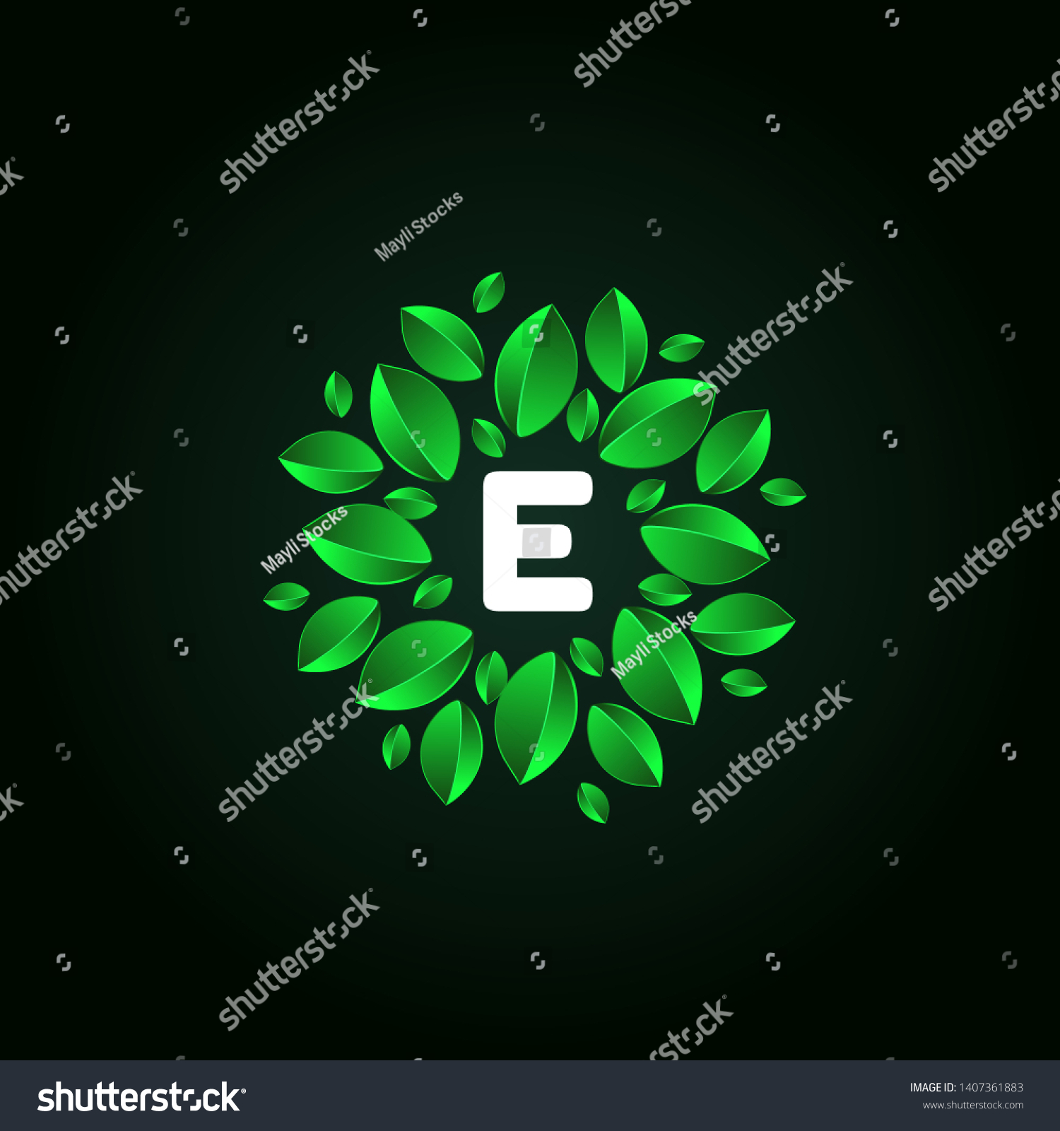 E Letter Vector Logo Aphabet Icon Stock Vector (Royalty Free ...