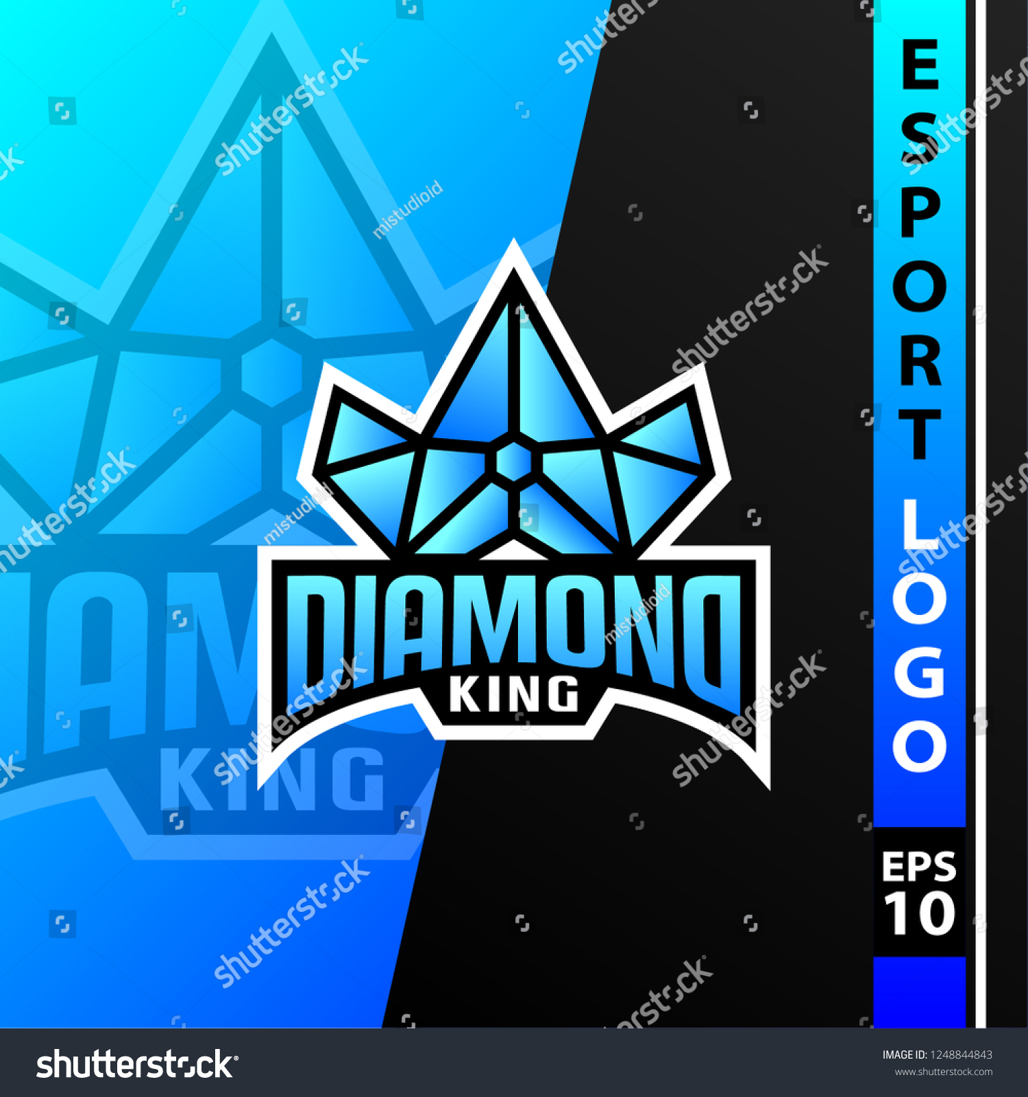 Esports Team Logo Design Stock Vector (Royalty Free) 1248844843