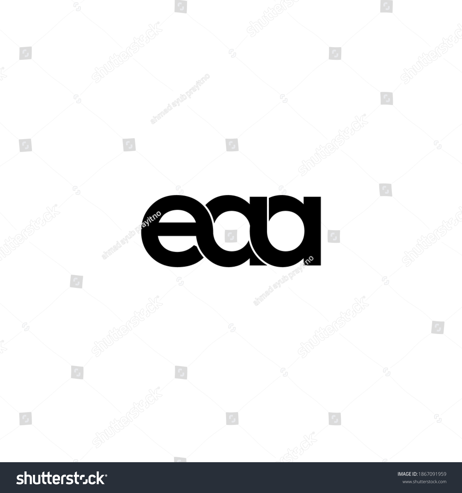 Eaa Letter Original Monogram Logo Design 库存矢量图（免版税）1867091959 ...