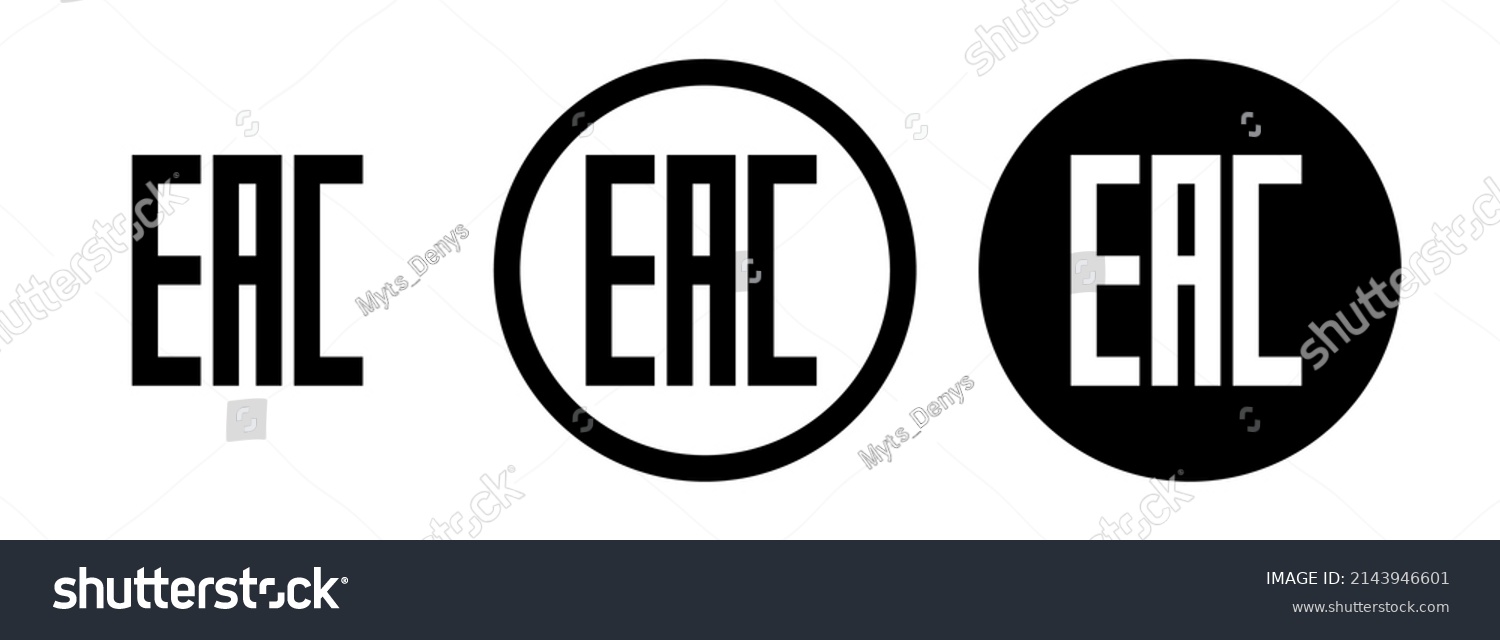 Eac Symbol Collection Eac Icon Mark Stock Vector (Royalty Free ...