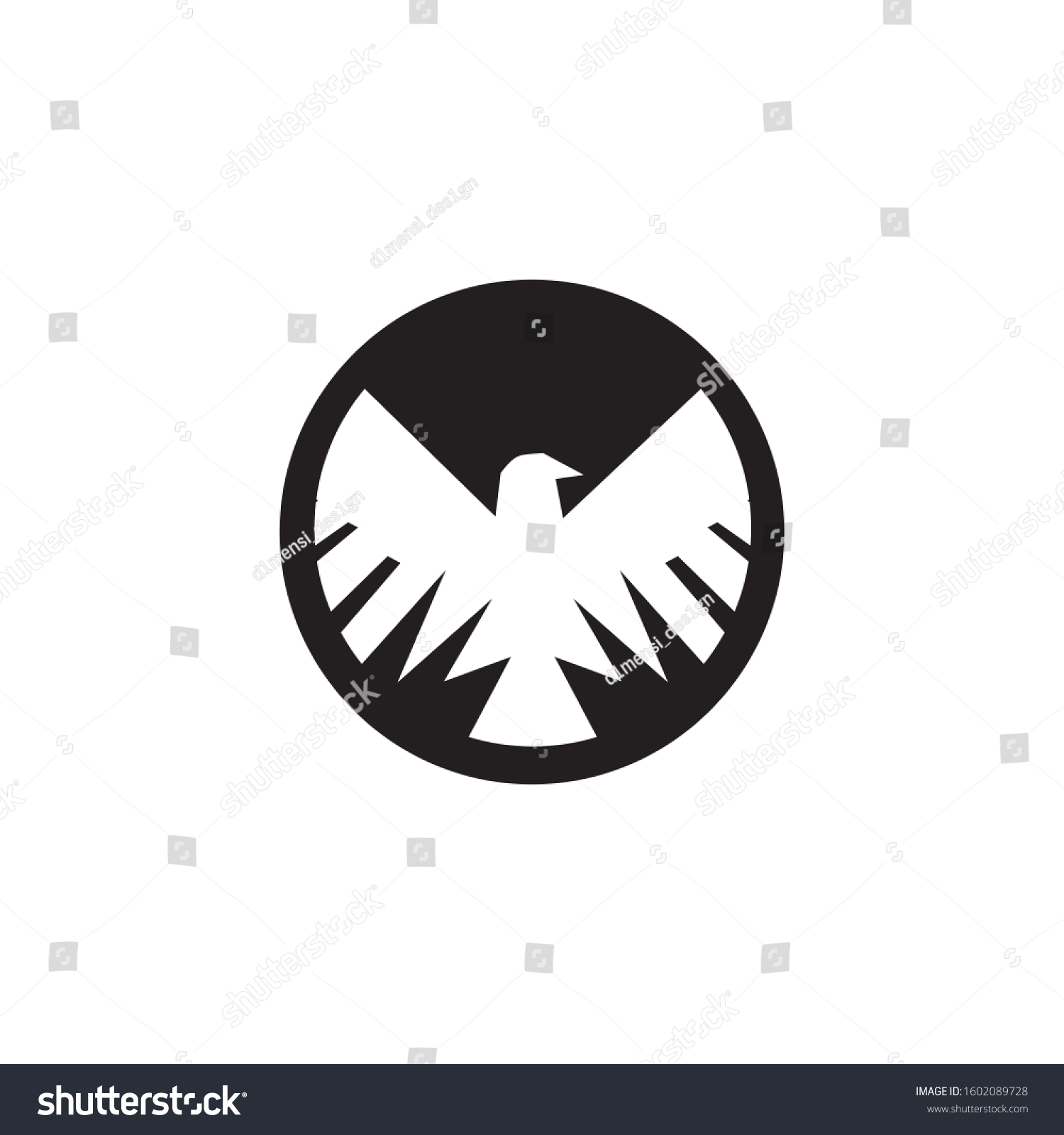 Eagle Bird Icon Logo Design Inspiration Stock Vector (Royalty Free ...