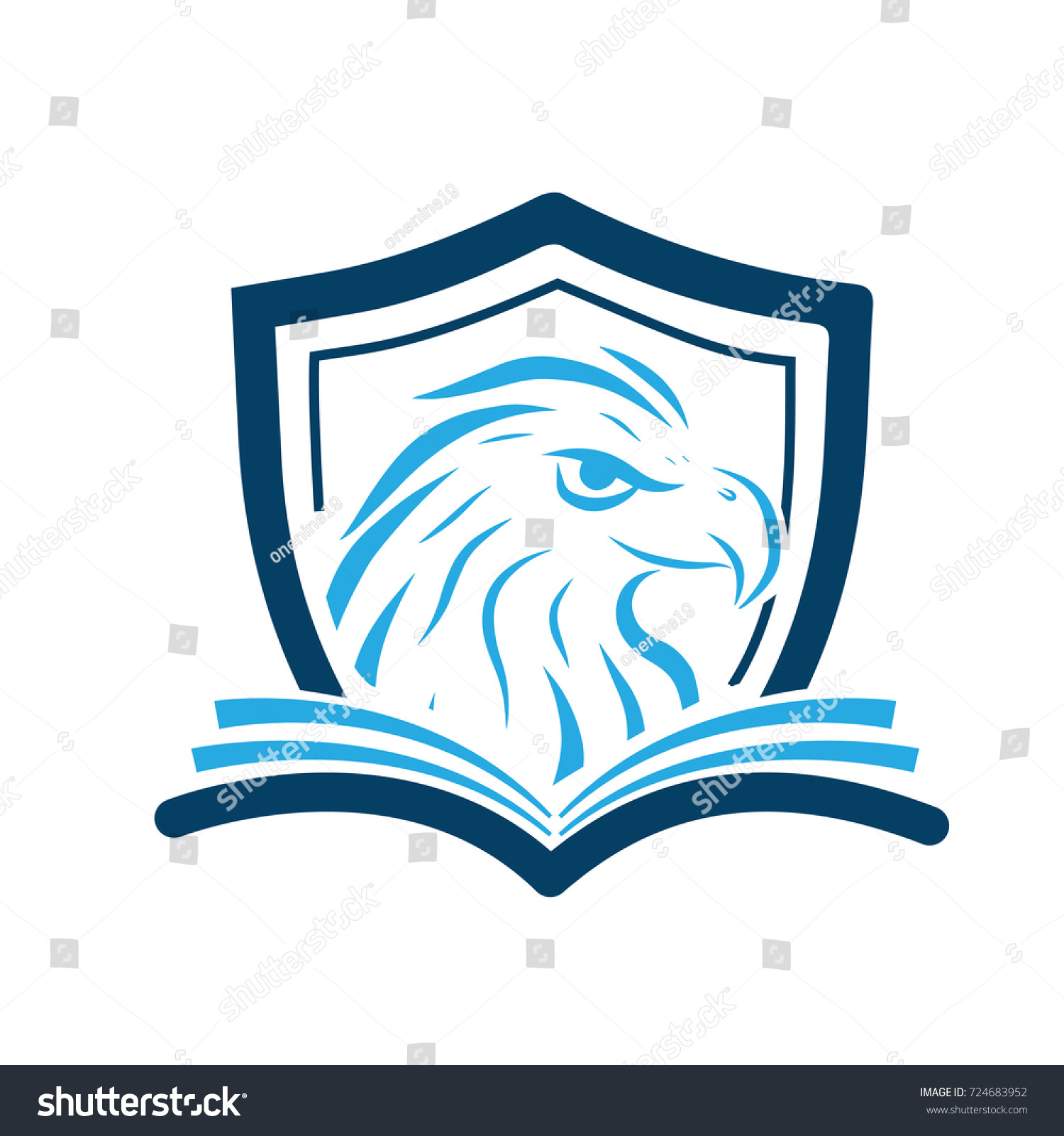 Eagle Care Logo Stock Vector (Royalty Free) 724683952