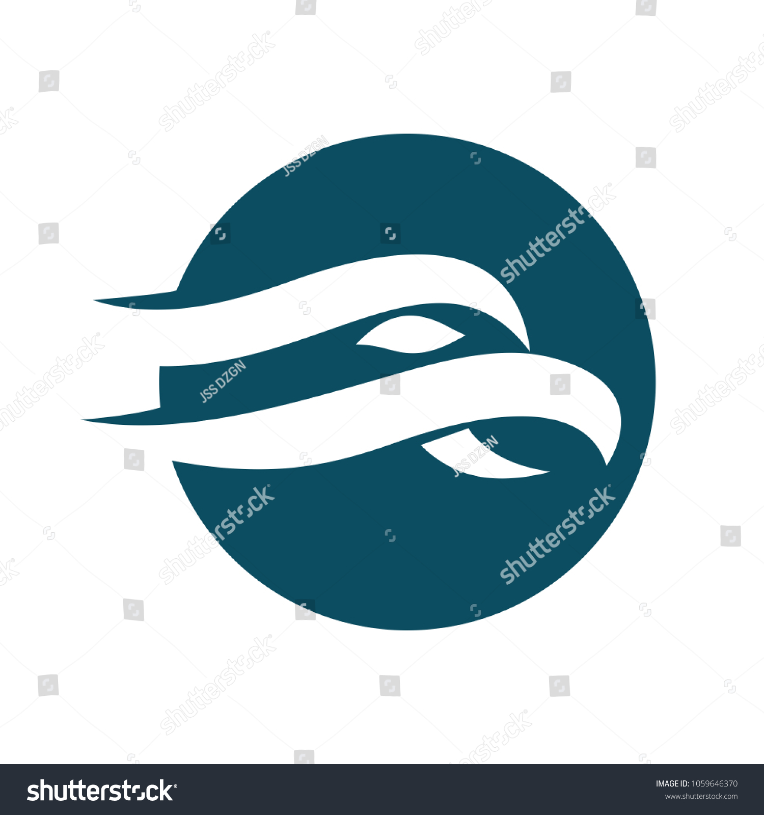 Eagle Head Circle Symbol Logo Vector Stock Vector (Royalty Free ...