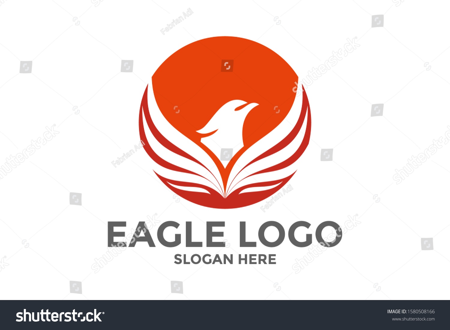 Eagle Logo Icon Abstract Eagle Logo Stock Vector (Royalty Free ...