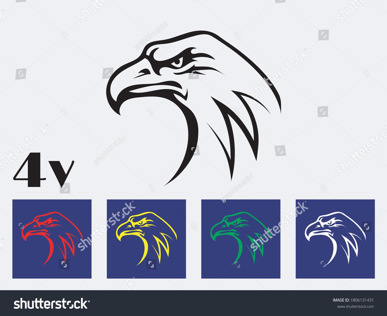 Eagle Logo Vector Template Eagle Logo Stock Vector (Royalty Free ...