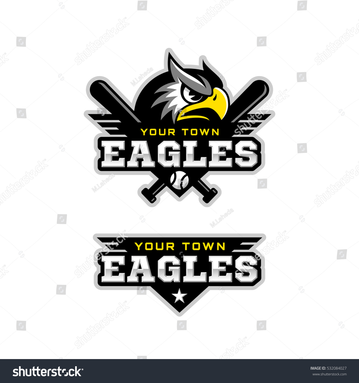 Eagle Baseball Logo