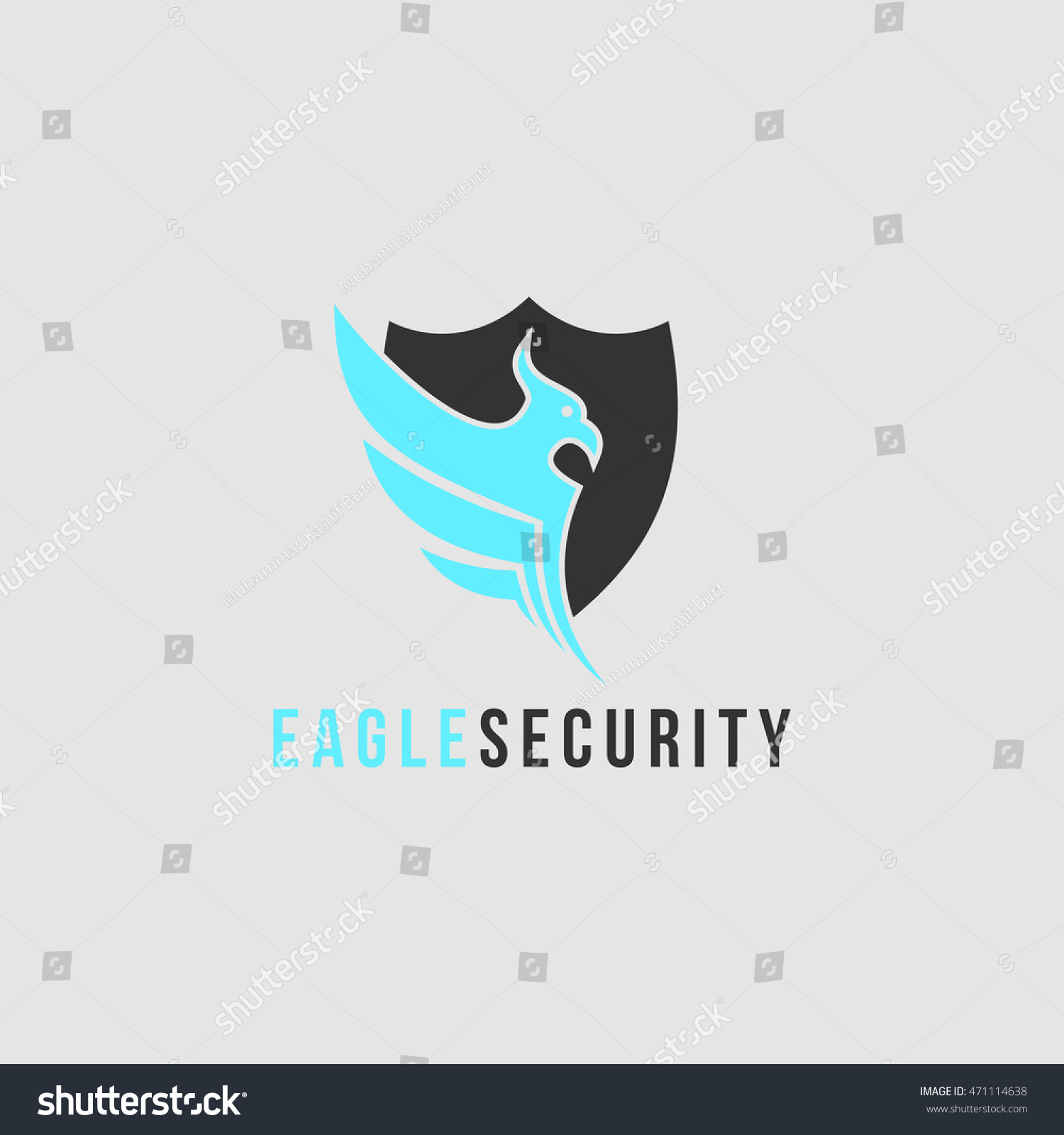Eagle Security Logo Available Vectorillustration Stock Vector (Royalty ...