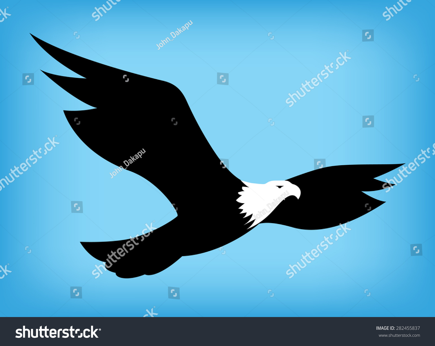 Eagle Symbol Emblem Design Attacking Eagle Stock Vector (Royalty Free ...