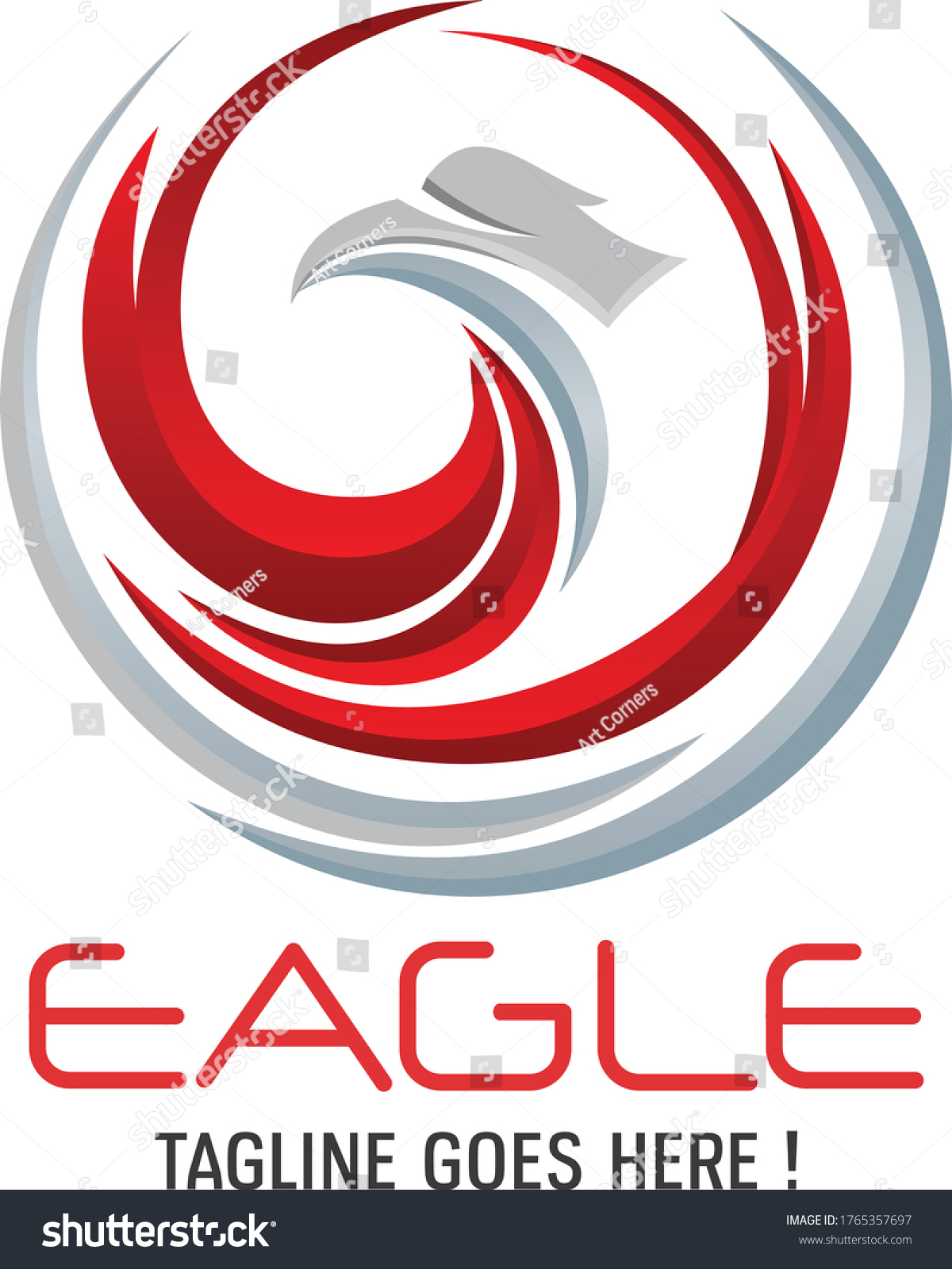 Eagle Symbol Icon Logo Sign Stock Vector (Royalty Free) 1765357697 ...