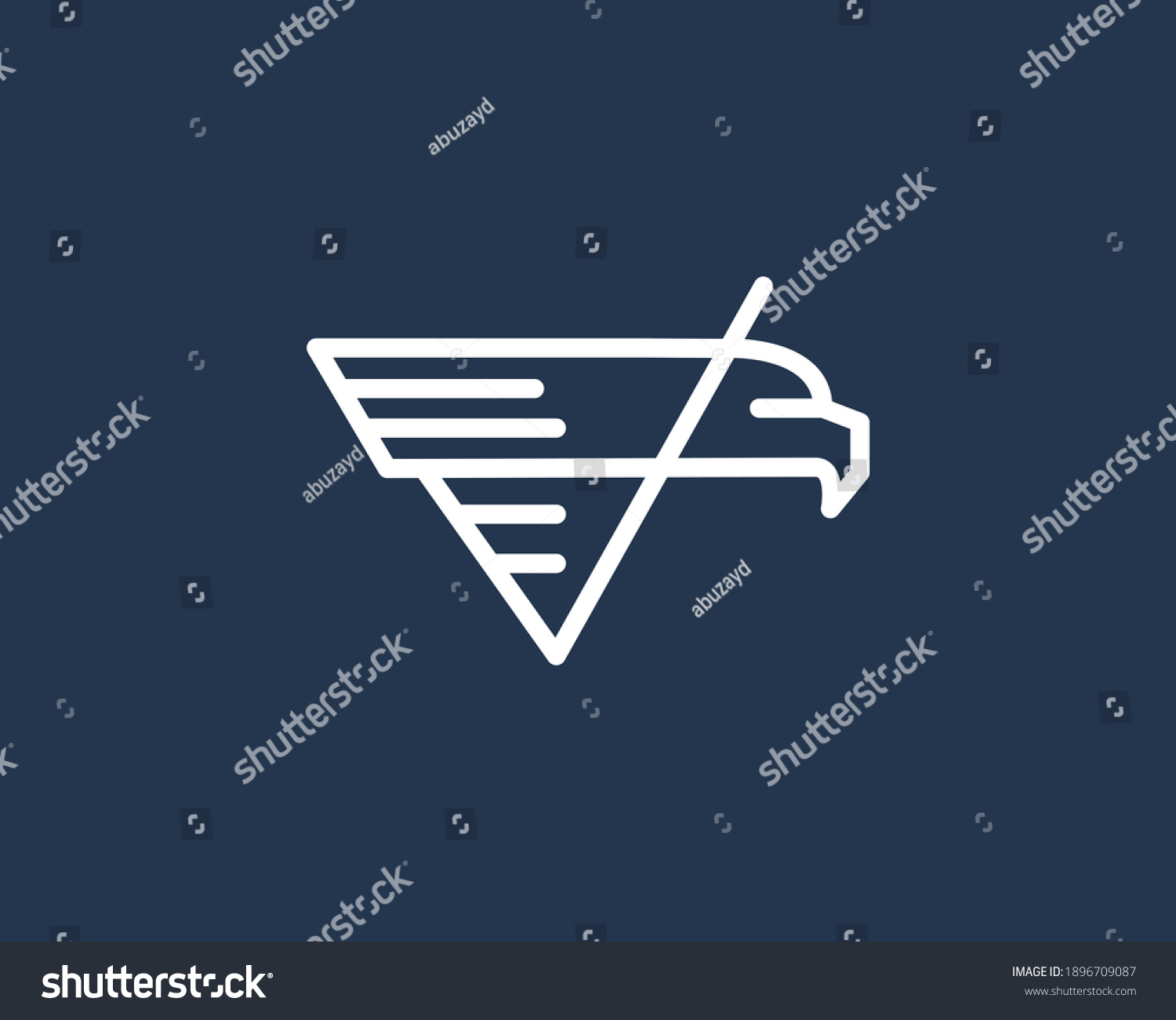 Eagle Tech Logo Template Design Vector Stock Vector (Royalty Free ...