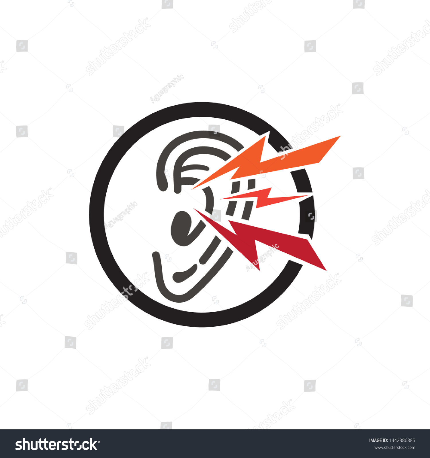 Ear Diagnose Health Logo Desain Vector: vector de stock (libre de ... Ear Diagnose Health Logo Desain Vector: vector de stock (libre de ...