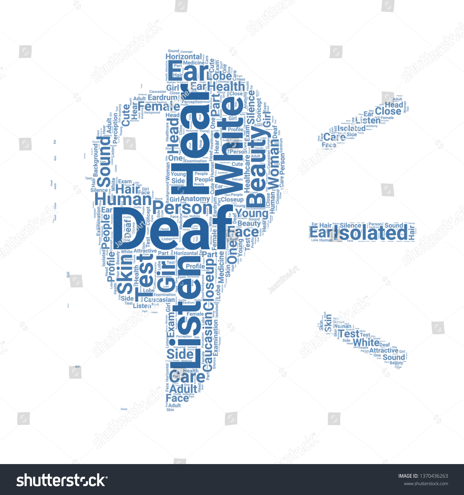 Ear Word Cloud Tag Cloud About Stock Vector (Royalty Free) 1370436263 ...