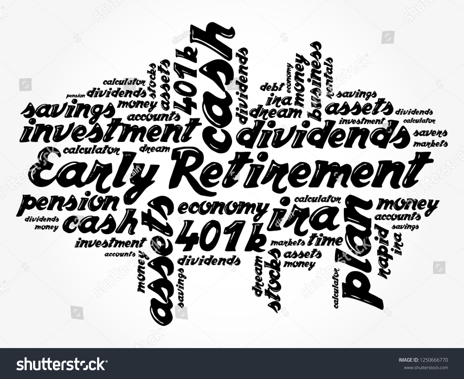 Early Retirement Word Cloud Collage Great Stock Vector (Royalty Free ... Early Retirement Word Cloud Collage Great Stock Vector (Royalty Free ...