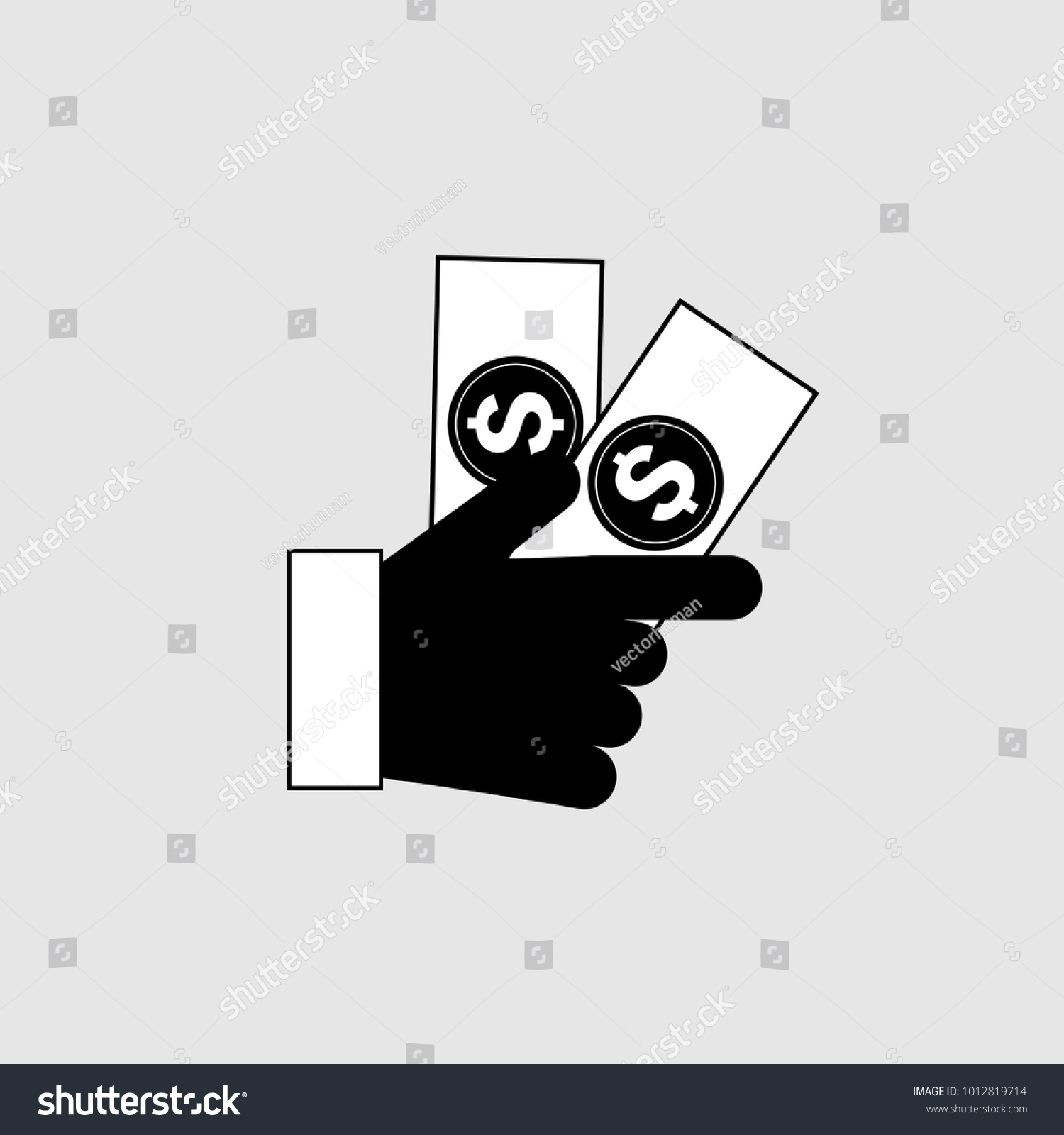 Earn Money Vector Design Isolated Stock Vector (Royalty Free ...