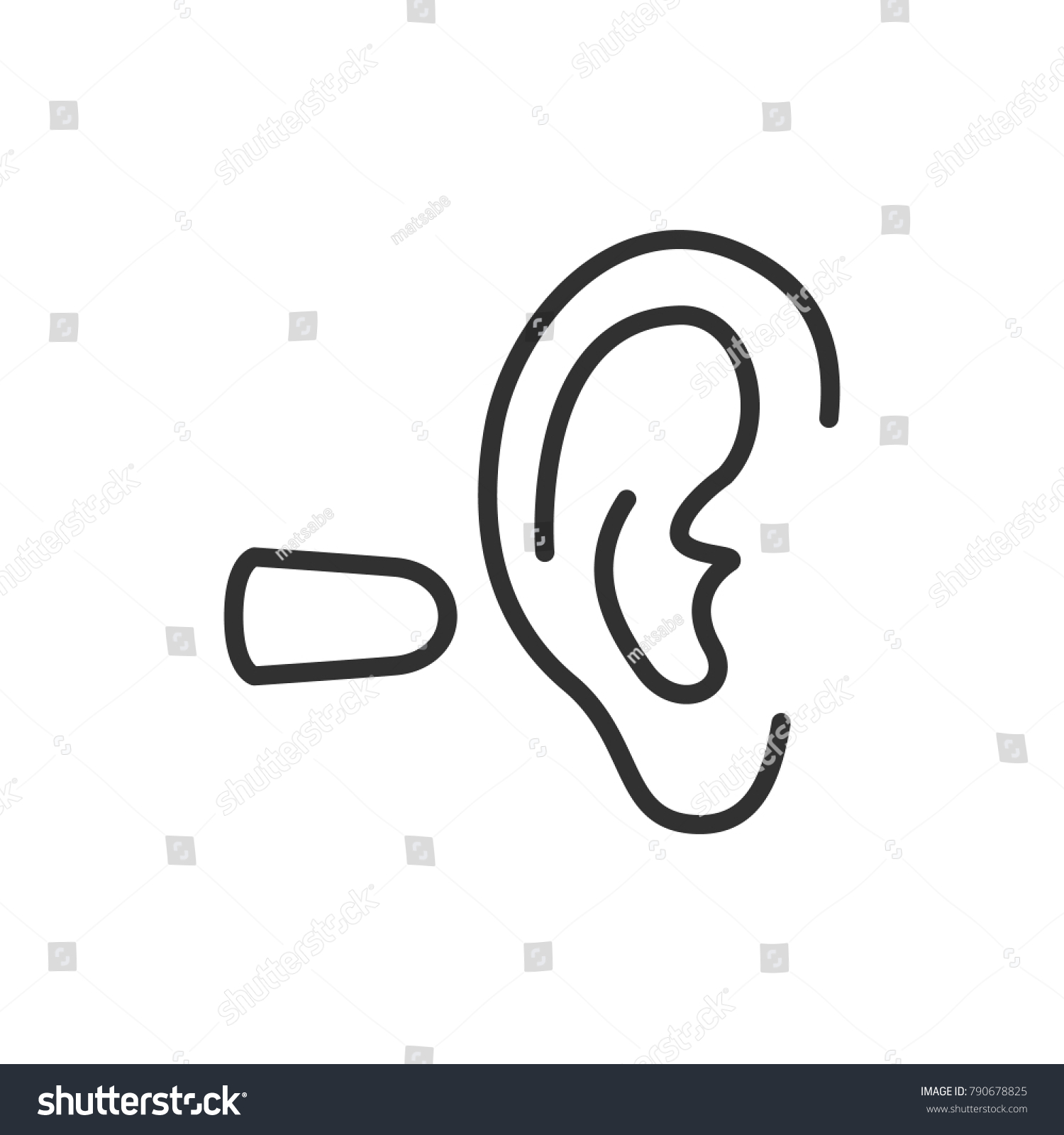 1,969 Ear plug vector Images, Stock Photos & Vectors | Shutterstock