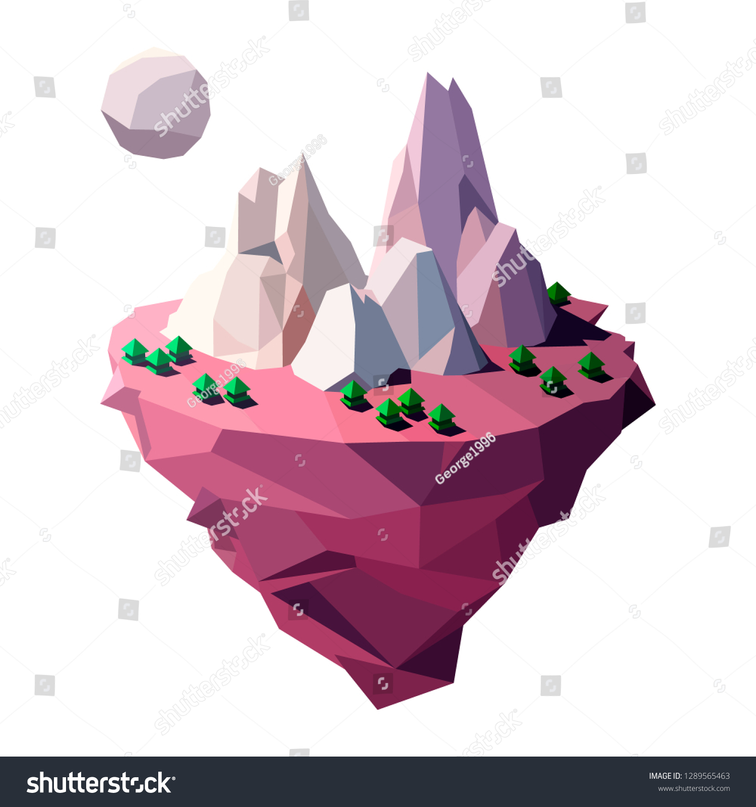 Earth Art Polygon Stock Vector (Royalty Free) 1289565463 | Shutterstock