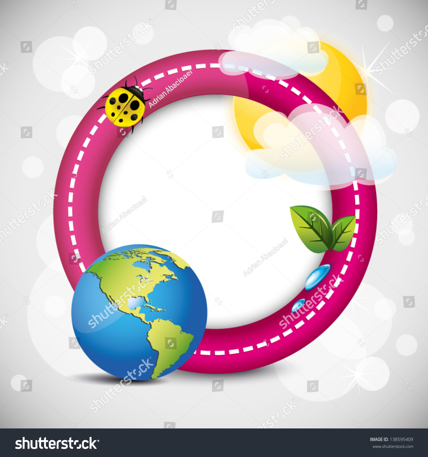 Earth Banner Stock Vector (Royalty Free) 138595409 | Shutterstock