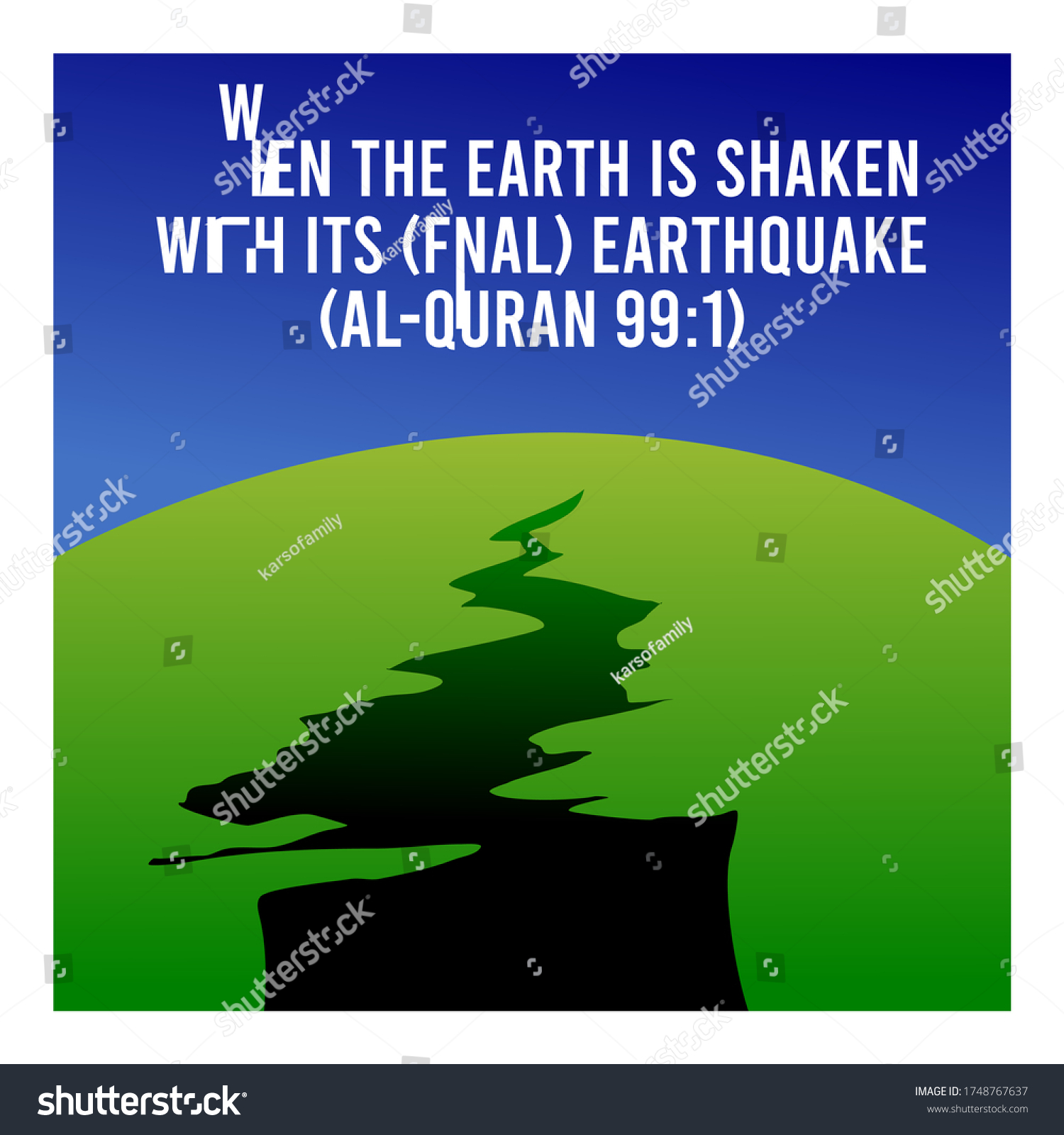 Earth Crack Background Vector Illustration Stock Vector (Royalty Free ...
