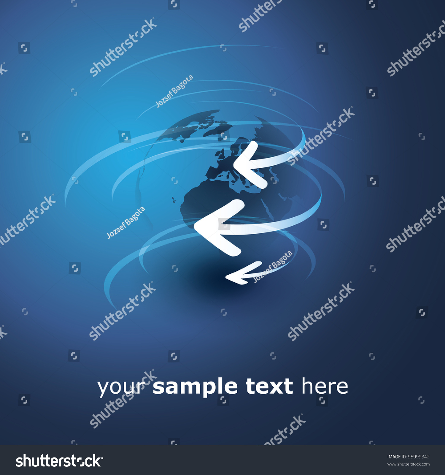 Earth Design Vector Connections Stock Vector (Royalty Free) 95999342 ...