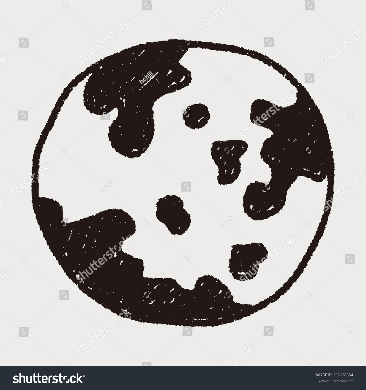 Earth Doodle Drawing Stock Vector (Royalty Free) 258638684 | Shutterstock