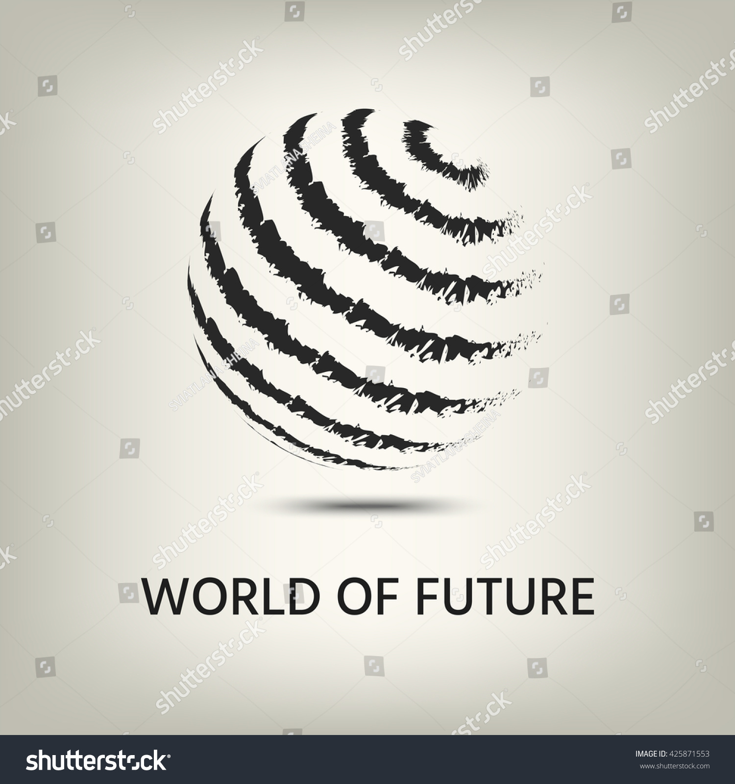 Earth Logo Stock Vector (Royalty Free) 425871553 | Shutterstock