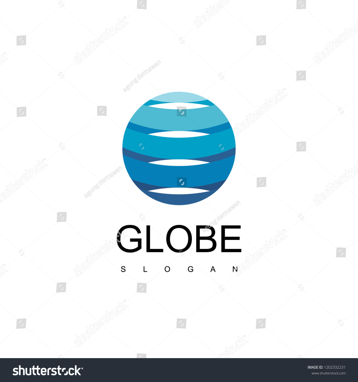 Earth Logo Design Template Stock Vector (Royalty Free) 1202332231
