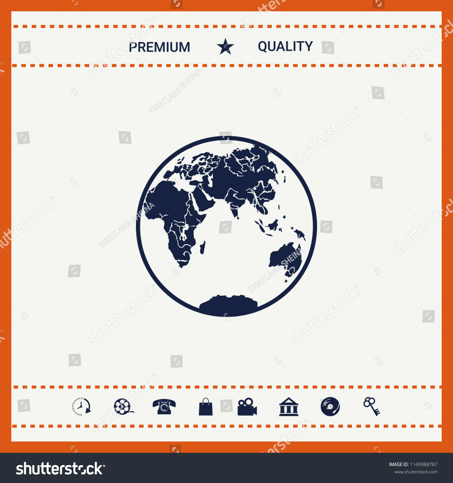 Earth Logo Icon Stock Vector (Royalty Free) 1149988787 | Shutterstock